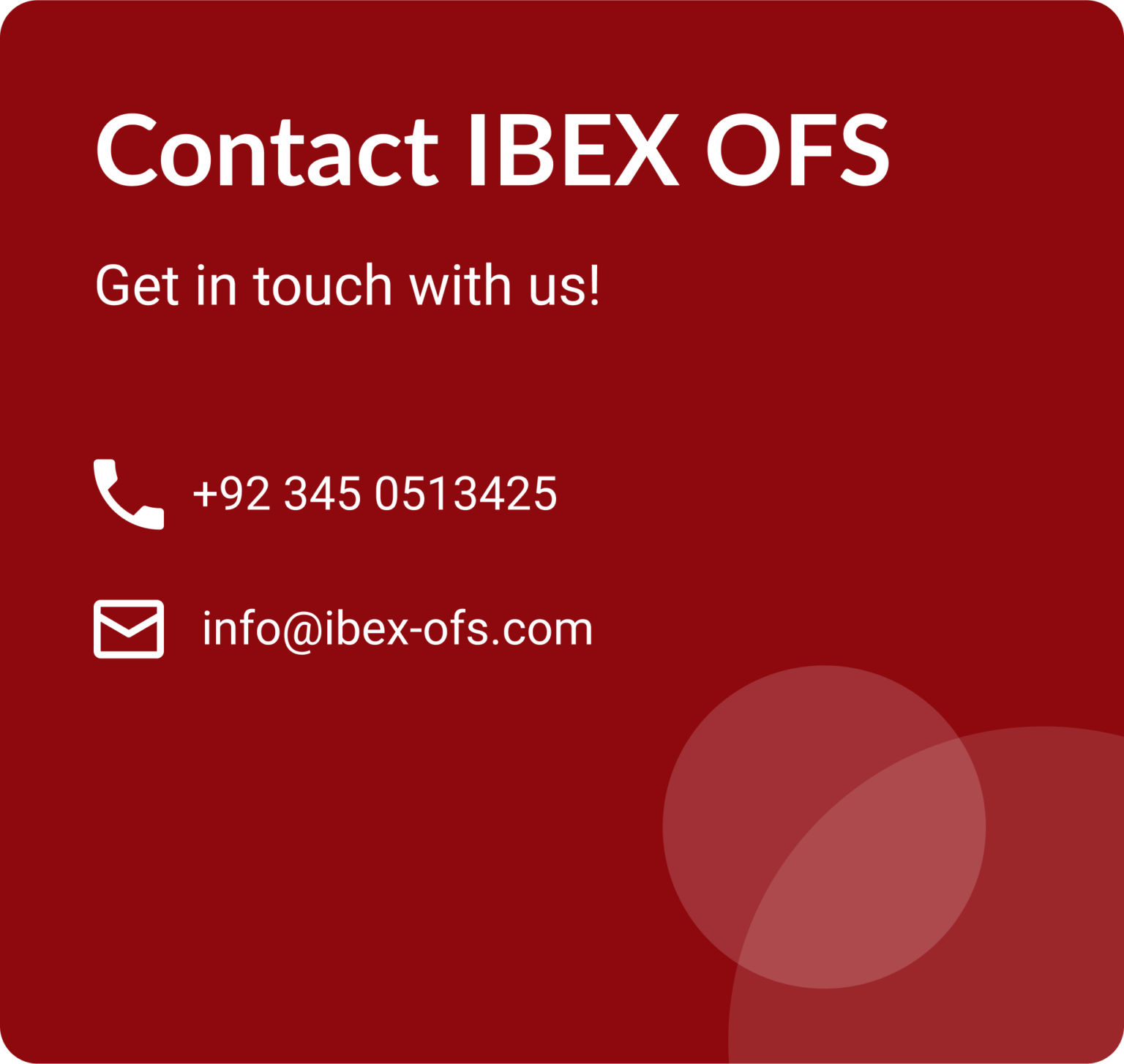 Contact Us – Ibex Oilfield Services